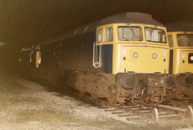BRITISH RAILWAY B.R Photograph Class 47 - 47100 At March Mpd 30/12/1980 ...