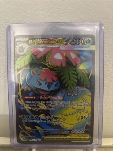 POKÉMON TCG MEGA Evolutions Mega Venusaur EX Full Art 155/132 £16.95 - PicClick UK