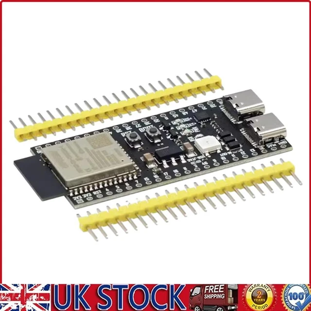 ESP32/ ESP32-S3/ESP32-C3 DEVELOPMENT Board Dual Type-C (N16R8 Not Welded) £10.79 - PicClick UK