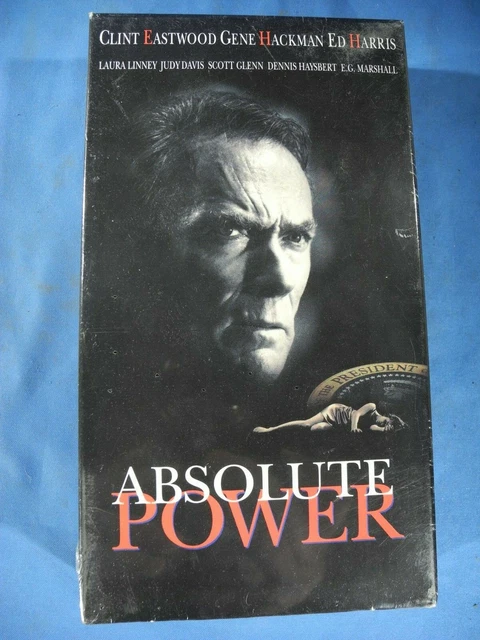 ABSOLUTE POWER (VHS, 1997) Clint Eastwood Gene Hackman Ed Harris NEW ...