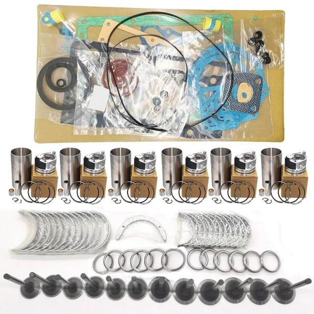 OVERHAUL REBUILD KIT for Caterpillar CAT Engine C6.4 Excavator 320D ...