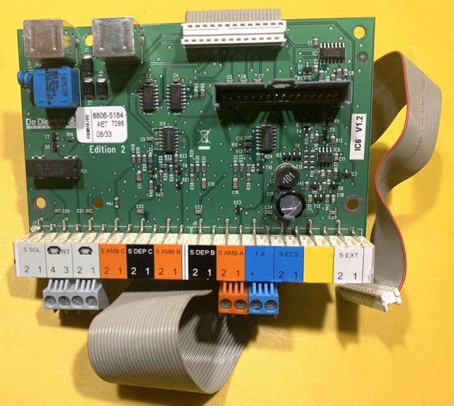 CARTE SONDE DE DIETRICH 8806-5184 / 8806-5584 - Sondenkarte De Dietrich ...