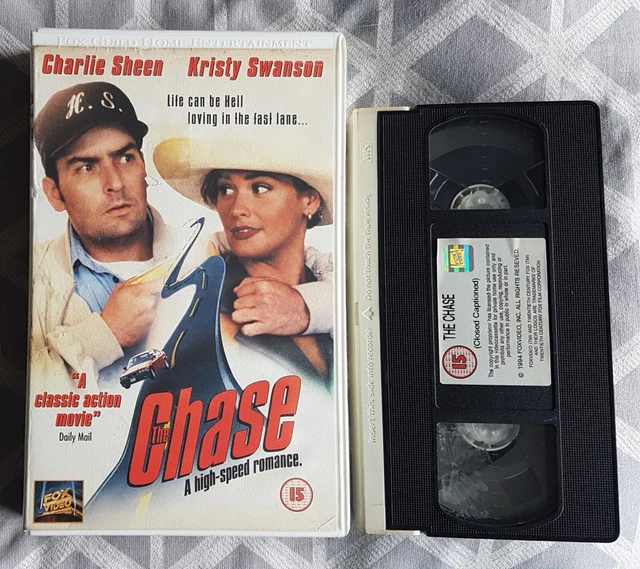 THE CHASE (VHS) BIG BOX - Charlie Sheen + Kristy Swanson + Claudia ...