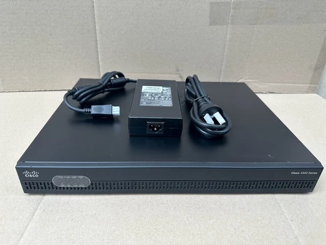CISCO ISR4321-AX/K9 ISR 4321 Router /w IPBase Securityk9 AppxK9 License ...