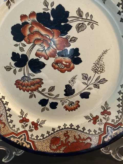 ANTIQUE DOULTON BURSLEM England Plate, ALMA Pattern, 1892-1902 £47.06 ...