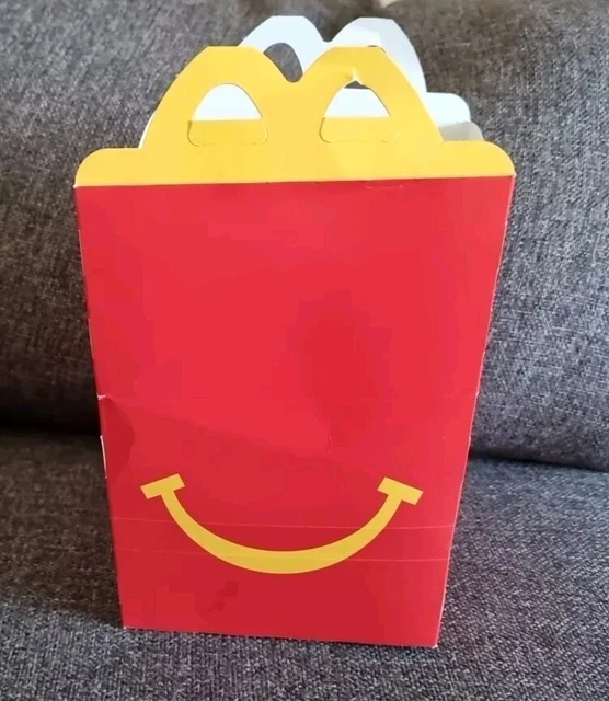 🍟🍟 MCDONALDS HAPPY Meal UK - Red Smile Box £3.00 - PicClick UK