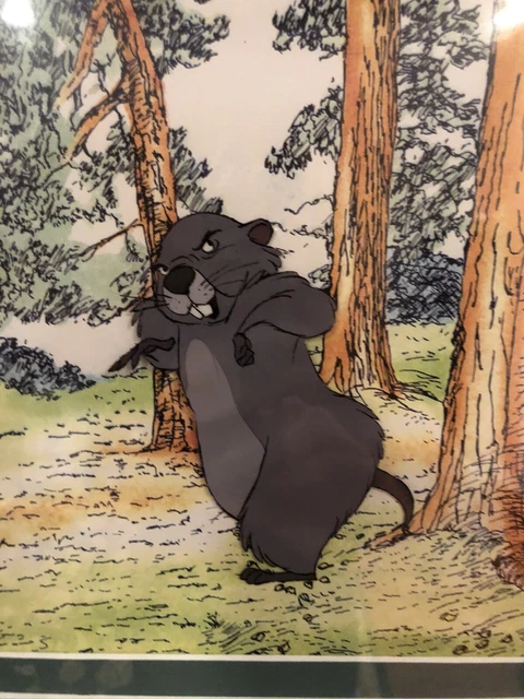 WINNIE THE POOH animation cel Walt Disney cartoons 1990 production art ...