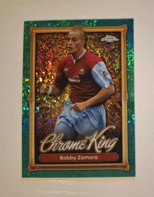 TOPPS PREMIER LEAGUE 2025-26 Emerald Chrome King Bobby Zamora £9.00 ...