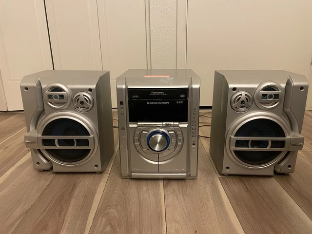 PANASONIC SA-AK 330 5cd Disc Changer, Dual Cassette With Am/fm Radio ...