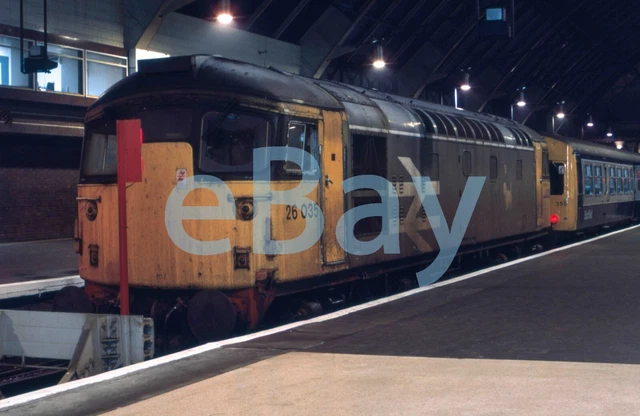 35MM RAILWAY SLIDE of Class 26 26035 @ Glasgow Queen Street Copyright ...
