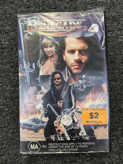 RENEGADE BIG BOX VHS Video Tape Vintage Cassette Pal Ex Rental EUR 15,76 - PicClick FR
