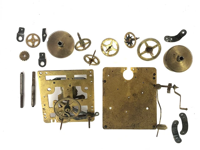 ANTIQUE GERMAN FHS 12Cm 196 Mantel Clock Movement In Pieces - Made In ...