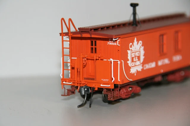 HO SCALE TRUE Line Trains Cn Transfer Van Morency Orange Level Wafer ...