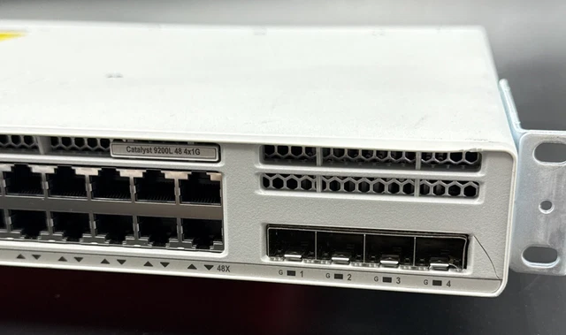 CISCO C9200L-48T-4G-E CATALYST 9200L 48-port Gigabit 4-port SFP Switch ...