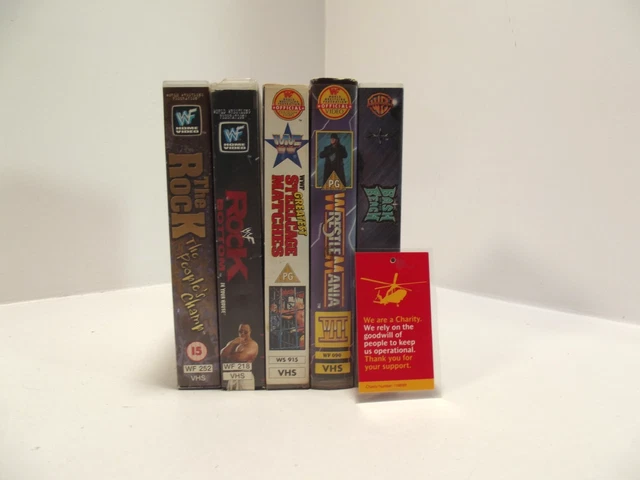WWF VHS VIDEO Tape Collection The Rock Hogan Z 3 £6.50 - PicClick UK