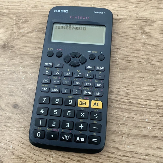 CASIO FX-83GTX SCIENTIFIC Calculator & Hard Case Exam Approved Tested ...