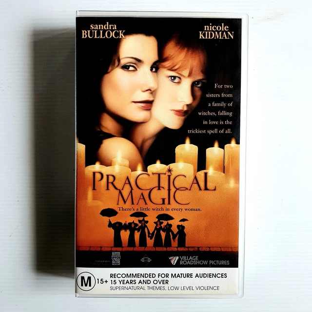 PRACTICAL MAGIC VHS Video Cassette Tape 1998 Sandra Bullock, Nicole ...