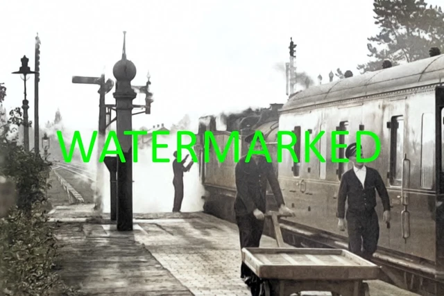 ROSS ON WYE Station 2-6-2T No 4161 3Rd Sept 1964... 8X11. A4 £6.49 ...