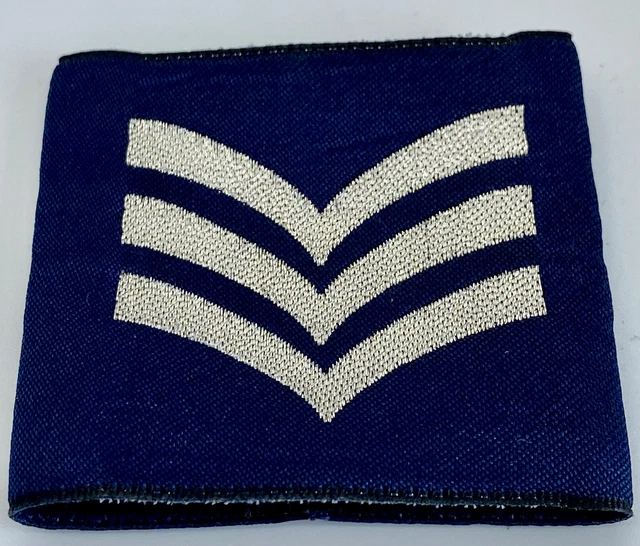 BRITISH MILITARY RAF Royal Air Force Sergeant Rank Lapel Slide EUR 5,74 ...