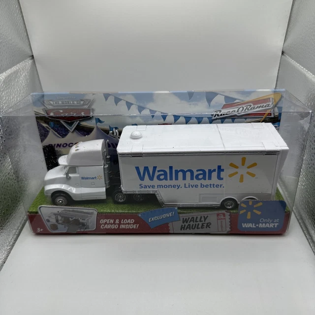 DISNEY PIXAR CARS Wally Hauler Truck Walmart Diecast 1:55 Combine Post ...