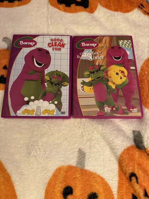 BARNEY GOOD CLEAN Fun & Oh Brother! She’s My Sister DVD Lot Of 2 £153. ...