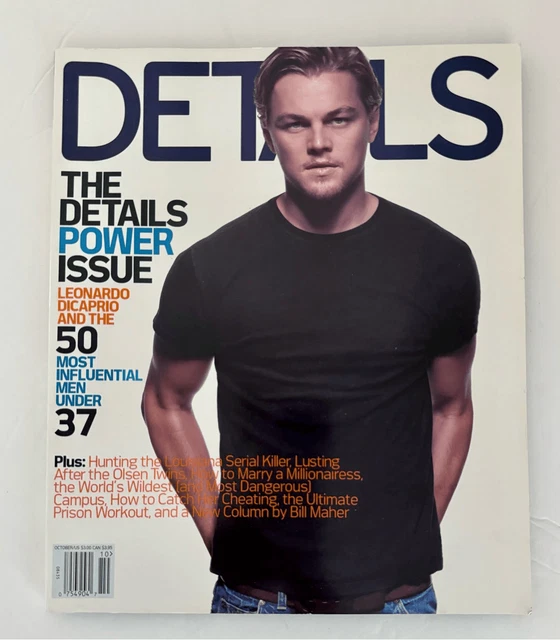 Y2K VINTAGE 2002 Details Magazine LEONARDO DiCAPRIO October £19.71 ...