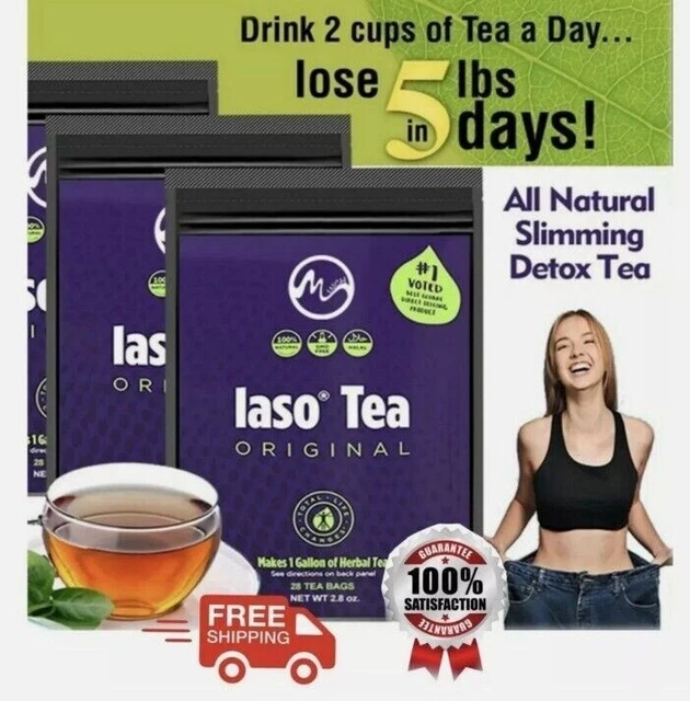 IASO TEA ORIGINAL, 28 thés détox pour perdre du poids 5 livres et 5 ...