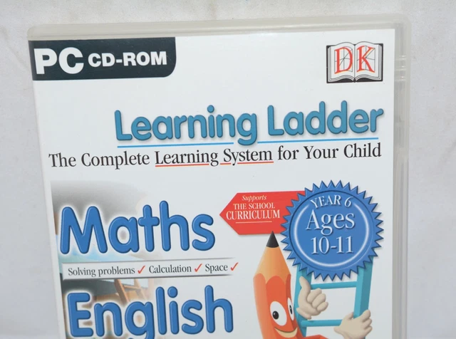 DK LEARNING LADDER Maths English & Science Year 6 (10/11 Yr Old) PC CD-ROM EUR 5,84 - PicClick IT