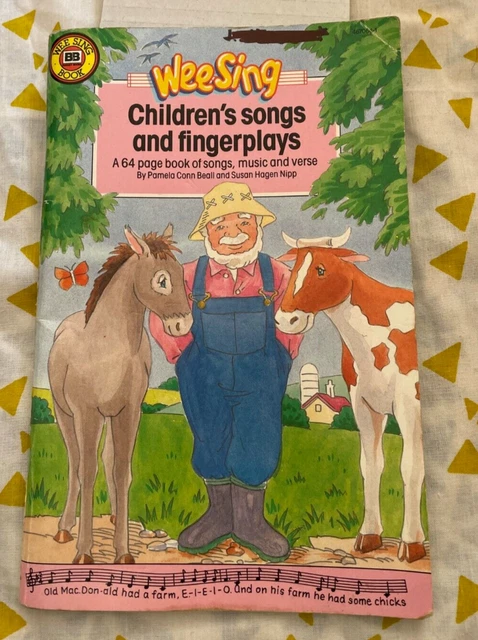 WEE SING. CHILDREN'S Songs And Fingerplays. Pamela Conn Beall ...