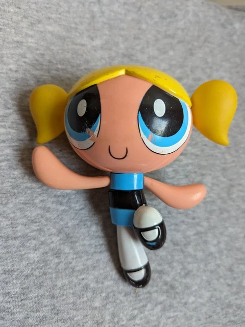CARTOON NETWORK POWERPUFF Girls Bubbles Small Figure Toy Trendmasters ...