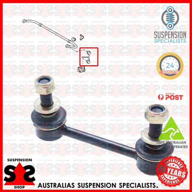REAR AXLE LEFT Link/Coupling Rod, Stabiliser Bar Suit TOYOTA Alphard ...
