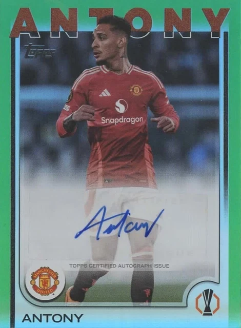 TOPPS UCC FLAGSHIP 2024/25 Antony Autograph Auto Parallel Club UEFA ...