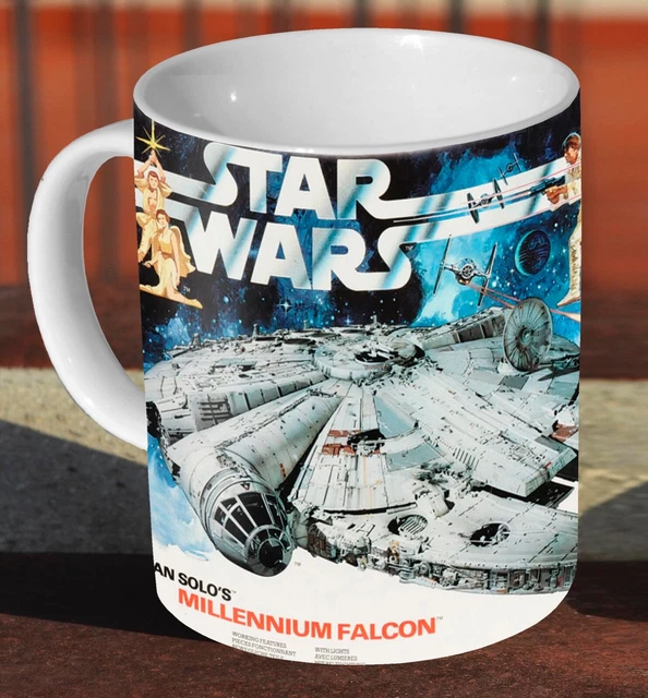 AIRFIX STAR WARS Millennium Falcon Box Art - Ceramic Tea / Coffee - Mug ...