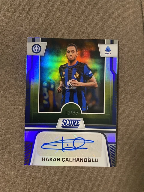 PANINI SCORE SERIES A 2023 2024 Card Inter Autograph Auto Calhanoglu ...