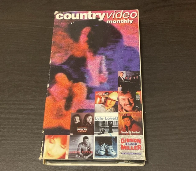 COUNTRY VIDEO MONTHLY December (1994, VHS) Greg Holland, Lyle Lovett ...