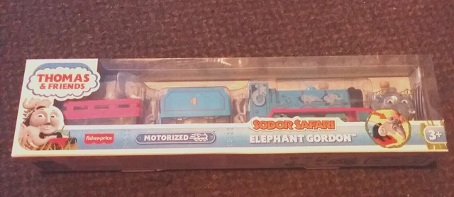 THOMAS AND FRIENDS Motorized sodor safari elephant Gordon train - bnib ...