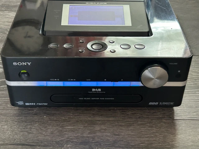 SONY GIGA JUKE HCD-S500HDE HDD NETWORK AUDIO SYSTEM ONLY TESTED Working ...