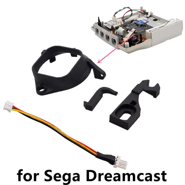 3D PRINT MOUNT Mod Latch& Cable Adapter Kit For SEGA Dreamcast For ...