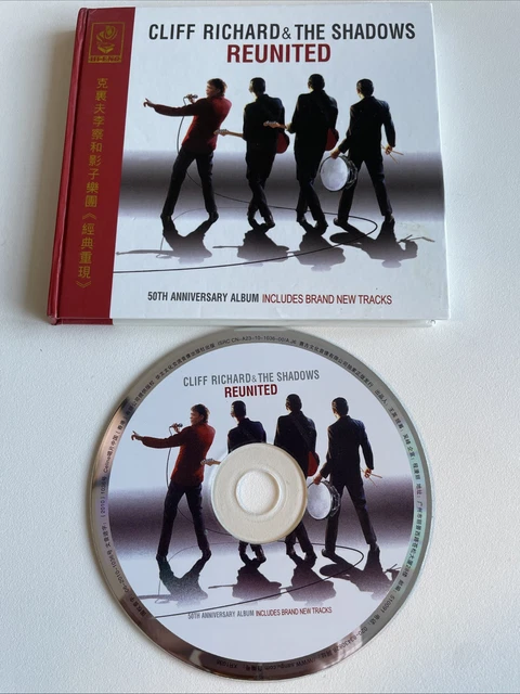 REUNITED: 50TH ANNIVERSARY Album by Cliff Richard & the Shadows (CD ...