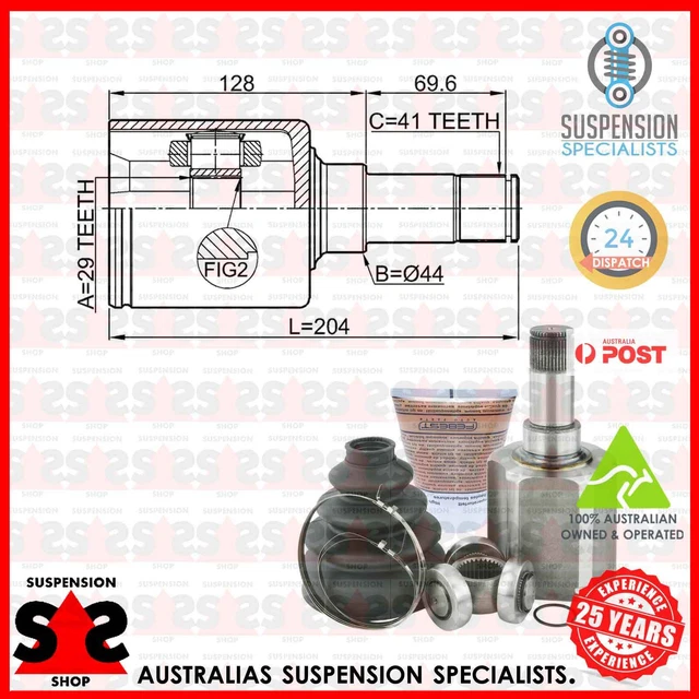 FRONT AXLE LEFT Joint Kit, Drive Shaft Suit FORD Transit Tourneo Bus 2.2 TDCi EUR 90,80 ...