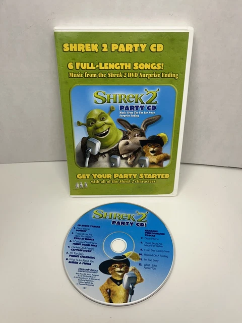 SHREK 2 PARTY Cd 2004 Dreamworks 6 Full-Length Songs Music From ...