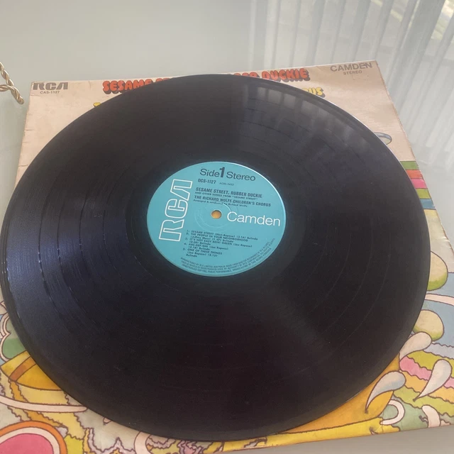 SESAME STREET RUBBER Duckie The Richard Wolfe Children's Chorus LP ...