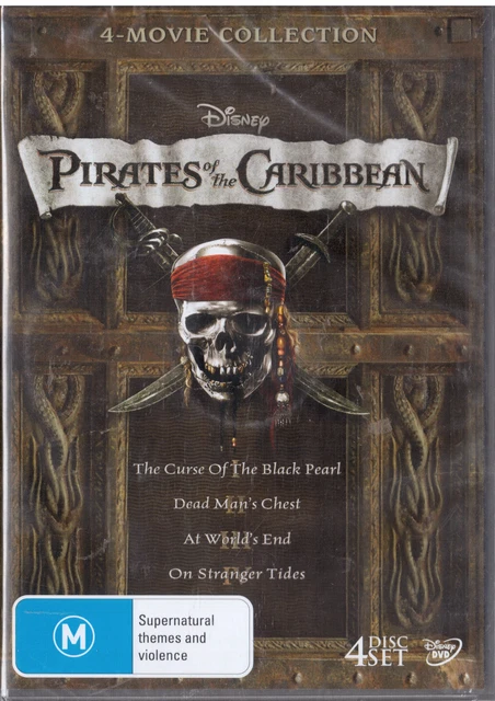 PIRATES OF THE Caribbean 4 Movie Collection DVD NEW Region 4 $28.00 ...