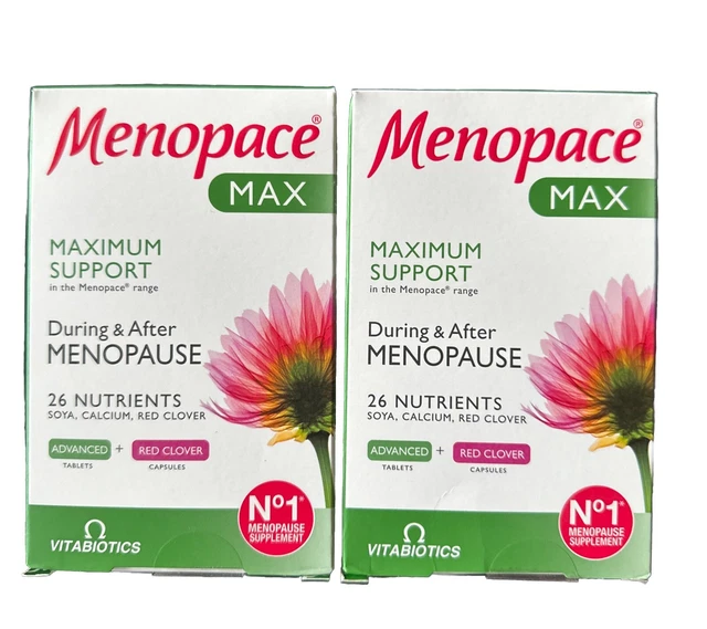2 X VITABIOTICS Menopace Max Tablets/Capsule -Pack of 84 BB:04/26 £30. ...