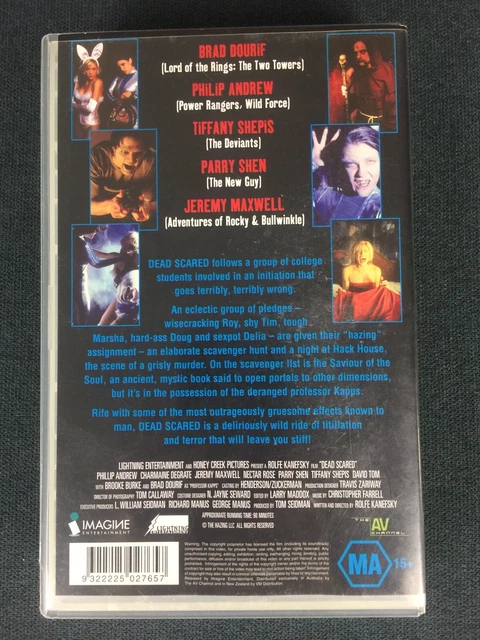 2004 DEAD SCARED AKA The Hazing VHS Brad Dourif Horror Ex Rental Aust ...
