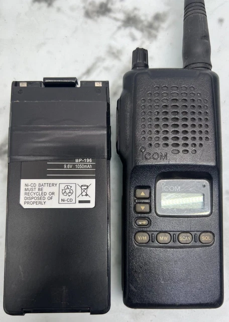 ICOM IC-A4 AIR Band Vhf Handheld Transceiver Radio T5-C8 $54.00 - PicClick