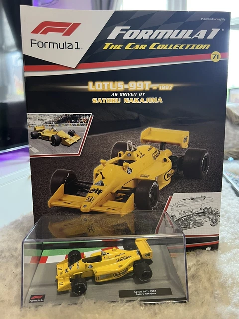 THE F1 CAR collection Panini Number 71 Lotus And Sakoru Nakajima+ ...