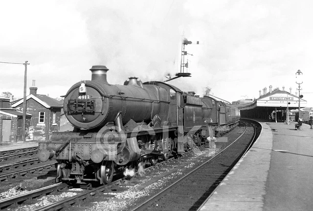 RAILWAY PHOTOGRAPH 6X4 GWR 4913 Salisbury 1956. £2.95 - PicClick UK