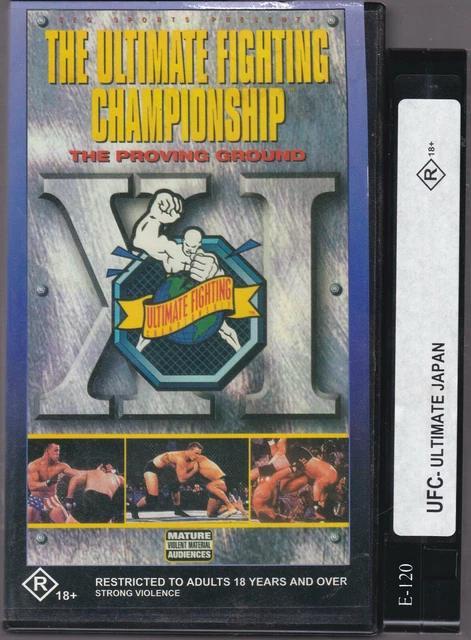 RARE VHS VIDEO Tape THE ULTIMATE FIGHTING CHAMPIONSHIP Small Box ...