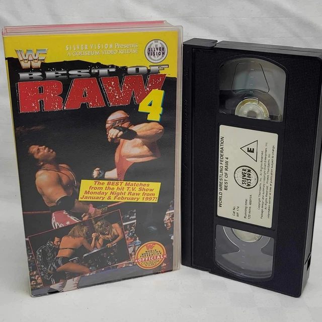 WWF BEST OF RAW Vol 4 VHS (1997) - Retro WWE Wrestling Tapes - VGC ...